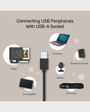 Buy UNITEK USB-A to USB-A Data Cable 1.5m 480Mbps in Qatar ...