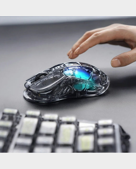 Buy GravaStar Mercury M2 Wireless Gaming Mouse - Transparent Black in ...