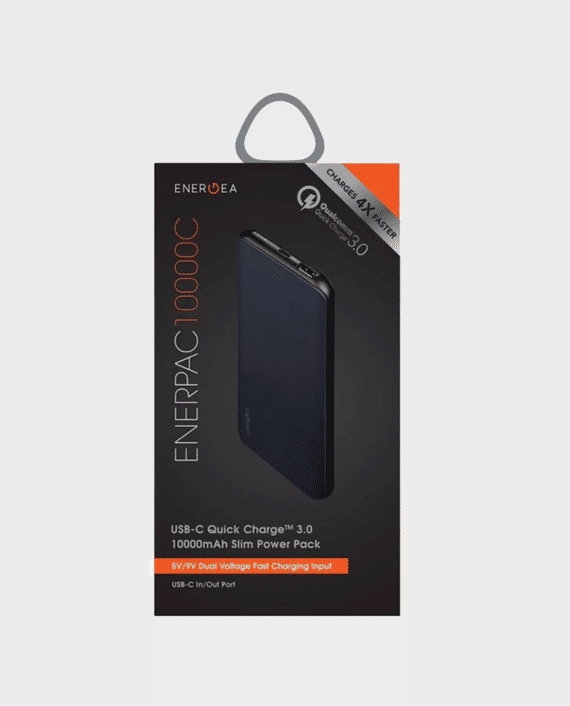 Energea Enerpac 10000mah Li-Polymer Power Pack Fast Charge QC3.0 ...