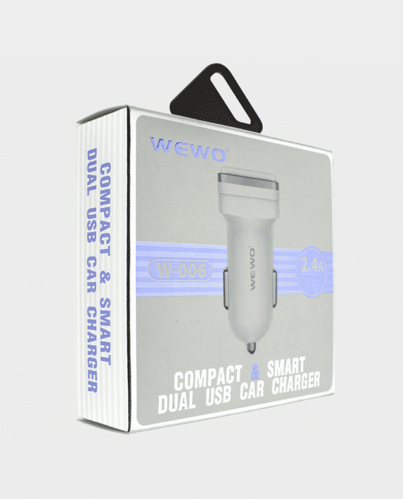 Buy Wewo 2.4A Car Charger Online in Qatar - AlaneesQatar.Qa