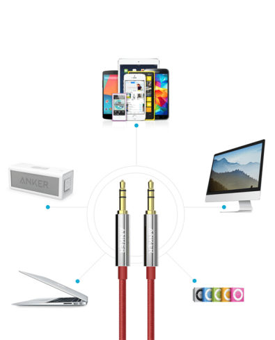 Buy Anker Auxiliary Audio Cable in Qatar and Doha - AlaneesQatar.Qa