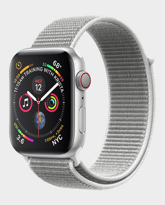Buy Apple Watch Series 4 Silver Aluminum Case with Seashell Sport Loop ...