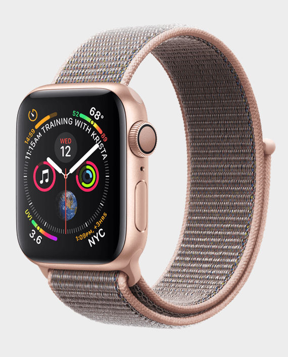 Buy Apple Watch Series 4 Gold Aluminum Case with Pink Sand Sport Loop ...
