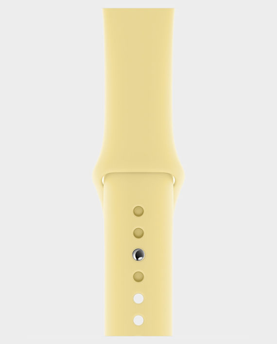 Buy Apple Watch 44mm Lemon Cream Sport Band Regular in Qatar ...
