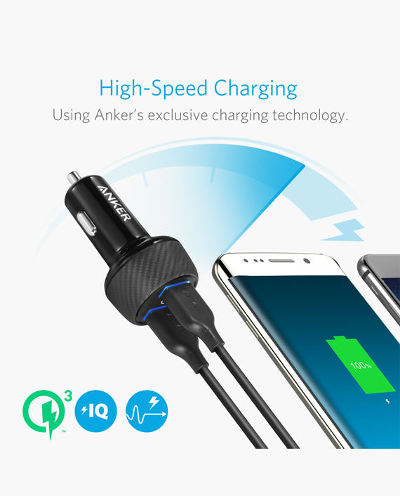 Buy Anker PowerDrive Speed 2 in Qatar and Doha - AlaneesQatar.Qa