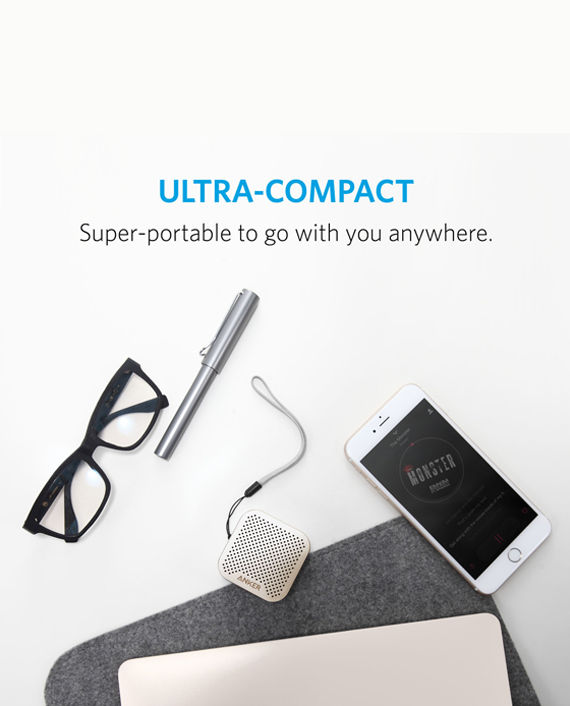 Buy Anker SoundCore Nano Bluetooth Speaker Golden - AlaneesQatar.Qa