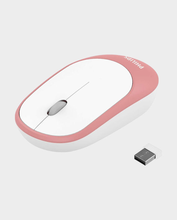 Buy Philips M7314 Wireless Mouse Pink in Qatar - AlaneesQatar.Qa
