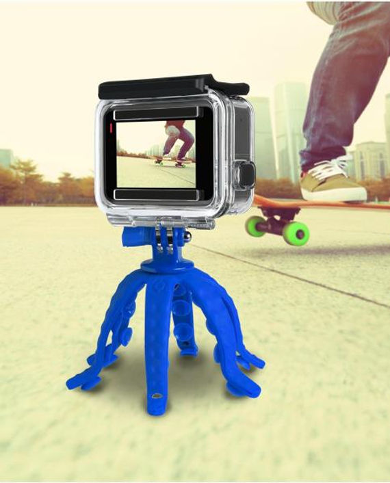 Buy Celly Squiddy Squiddybk Flexible Mini Tripod Blue in Qatar - AlaneesQatar.Qa