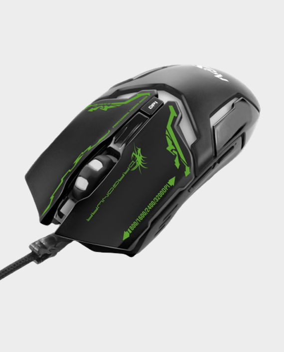 Buy Dragon War Ares G10BK Gaming Mouse 3200 DPI Black in Qatar ...