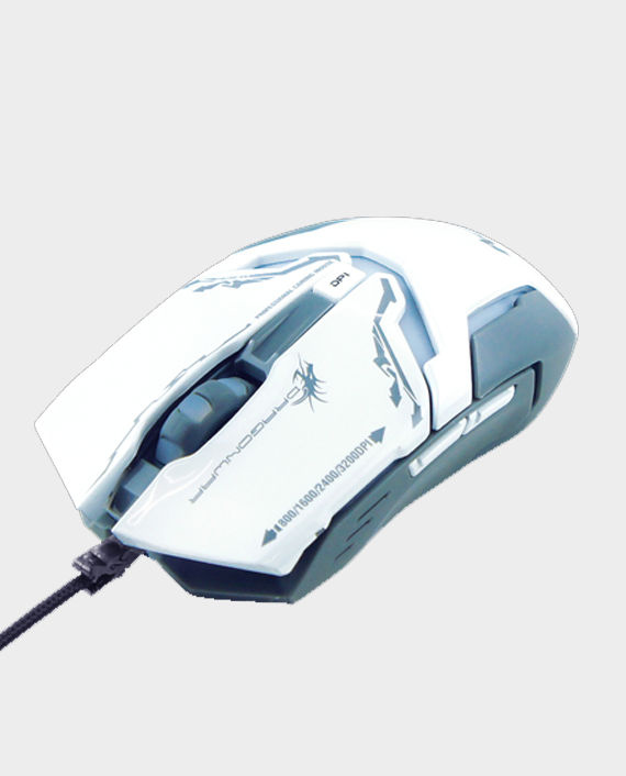 Buy Dragon War Ares G10WH Gaming Mouse 3200 DPI White in Qatar ...