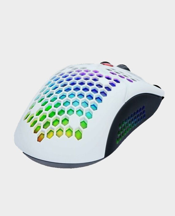 Buy Dragon War ELE-G25-WH Ultra Light Honeycomb RGB Gaming Mouse 12000 ...