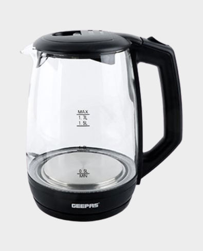 Buy Geepas GK9901 1.7 Litre Electric Glass Kettle with Non Slip Base in ...