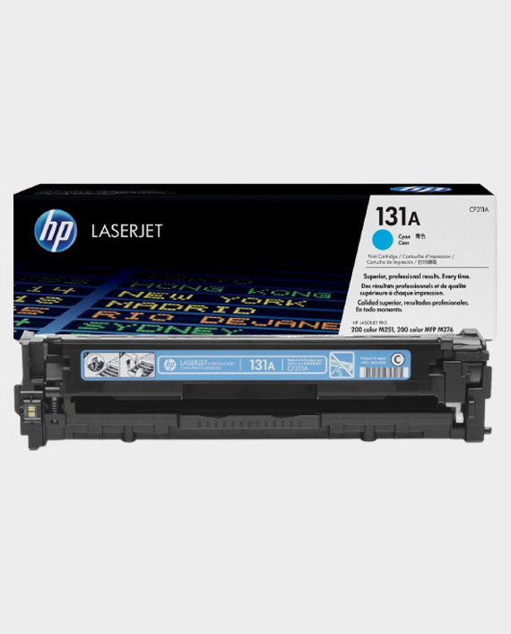 Buy HP CF211A 131A Original LaserJet Toner Cartridge Cyan in Qatar ...