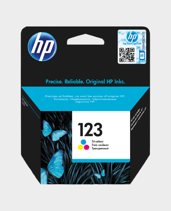 Buy HP F6V16AE 123 Original Ink Cartridge Tri-color in Qatar ...