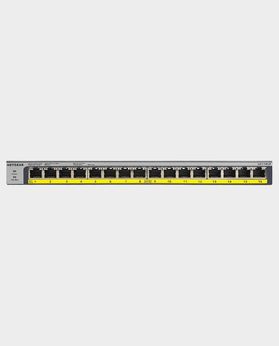 Buy Netgear GS116LP-100EUS 16 Port Gigabit Ethernet Unmanaged Switch ...