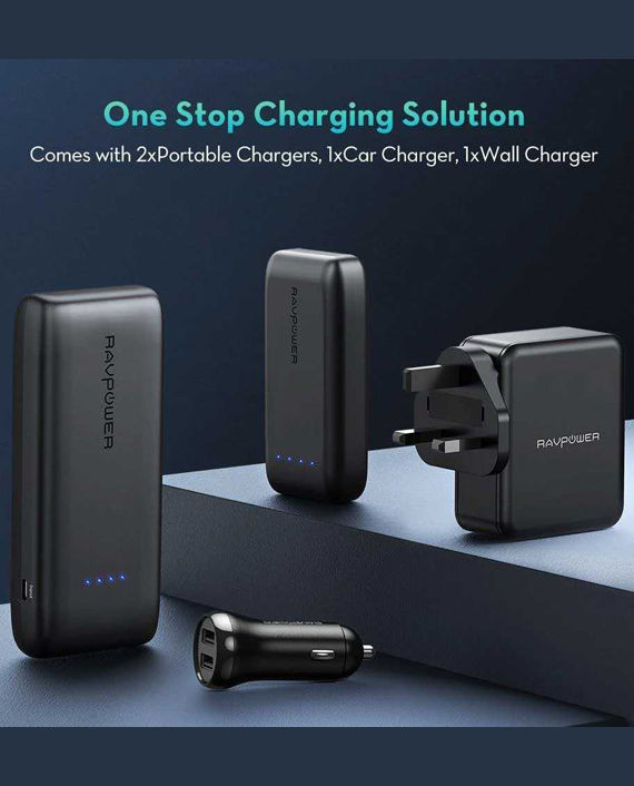 Buy RAVPower 10 in 1 Portable Charger Combo in Qatar - AlaneesQatar.Qa