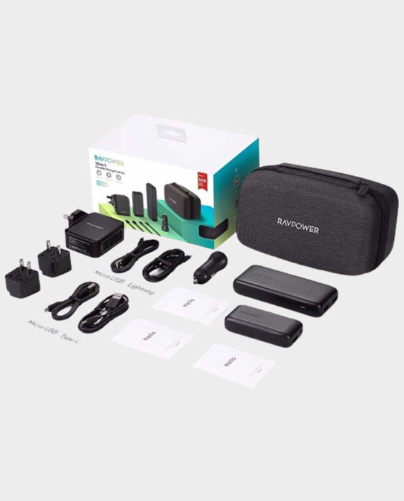 Buy RAVPower 10 in 1 Portable Charger Combo in Qatar - AlaneesQatar.Qa