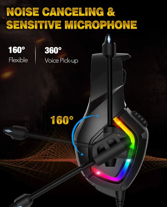 Buy Runmus K1 RGB Gaming Headset in Qatar - AlaneesQatar.Qa