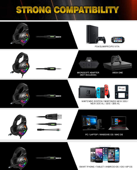 Buy Runmus K1 RGB Gaming Headset in Qatar - AlaneesQatar.Qa