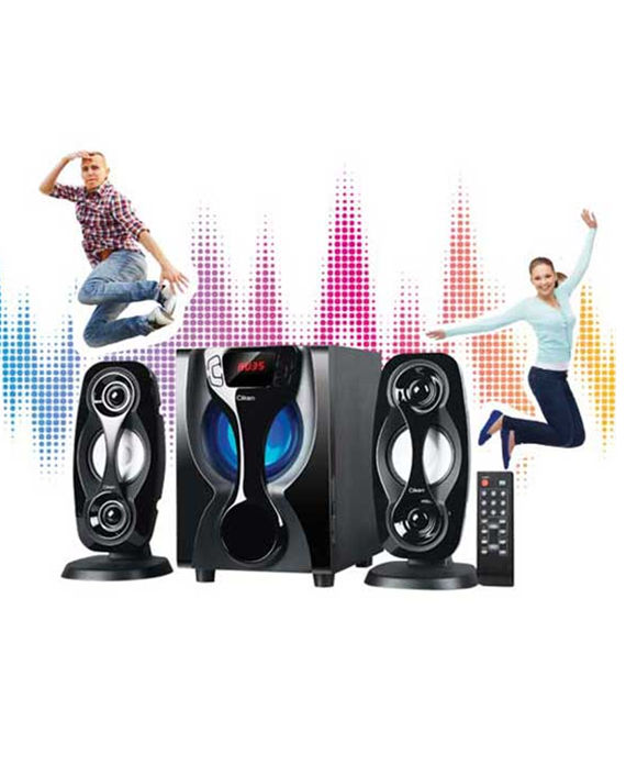 Buy Clikon 2.1 Multimedia Speaker-20W in Qatar - AlaneesQatar.Qa