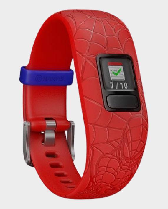 Buy Garmin Vivofit Jr.2 Adjustable Smartwatch Marvel Spiderman Red in ...