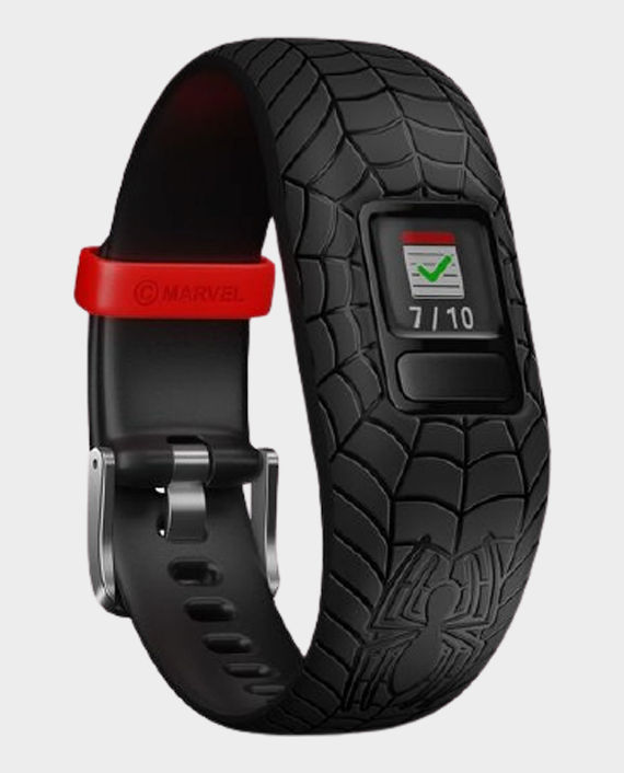 Buy Garmin Vivofit Jr.2 Adjustable Smartwatch Marvel Spider-Man Black ...