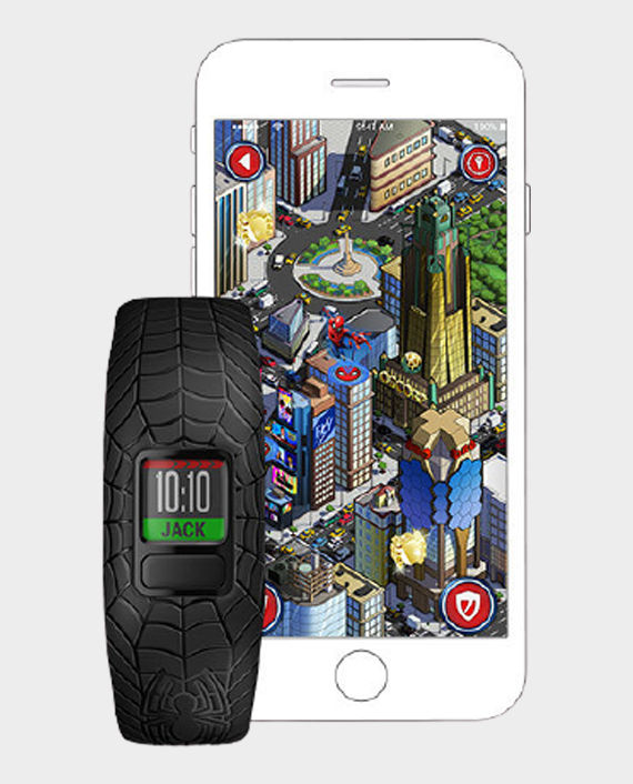 Buy Garmin Vivofit Jr.2 Adjustable Smartwatch Marvel Spider-Man Black ...