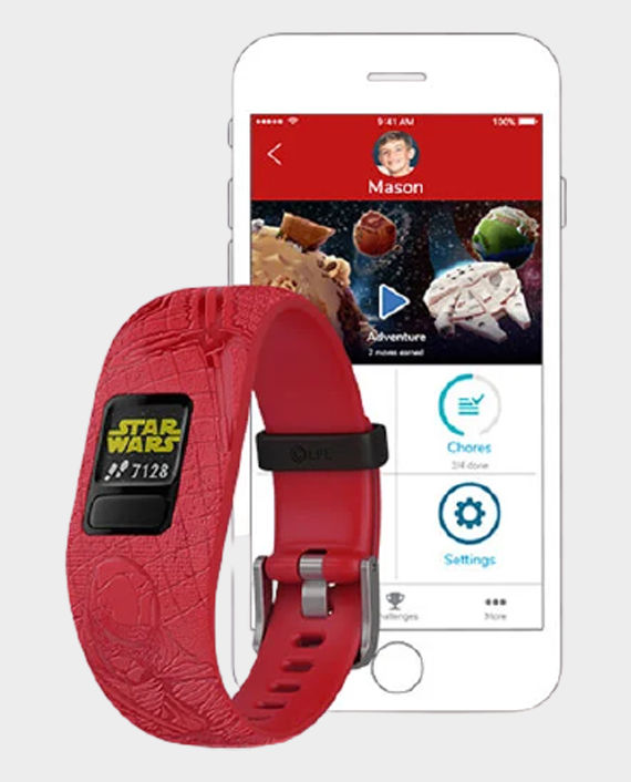 Buy Garmin Vivofit Jr.2 Adjustable Smartwatch Star Wars Dark Side in ...