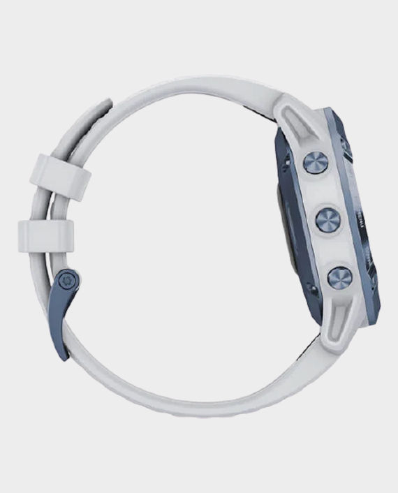 Buy Garmin Fenix 6 Pro Solar Edition Smartwatch Mineral blue/Whitestone ...