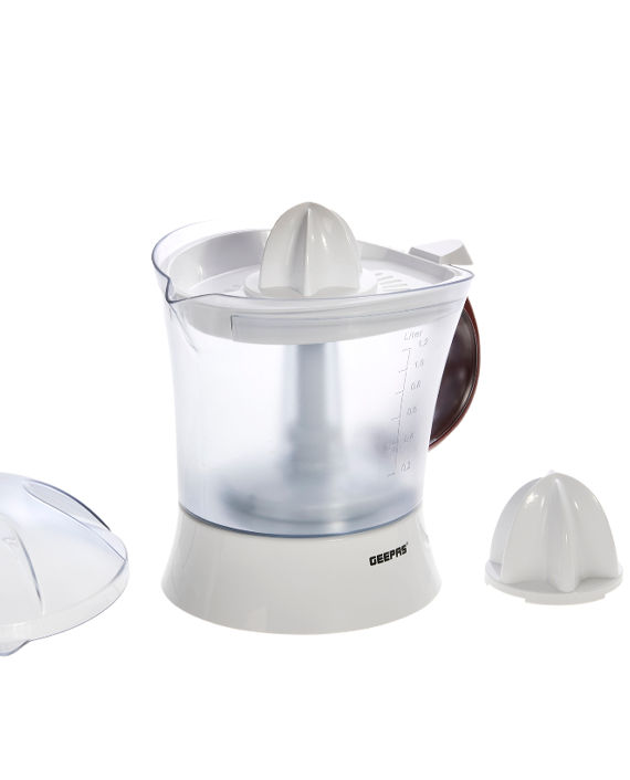 Buy Geepas GCJ5384 1.2L Citrus Juicer with Measuring Scale White in ...