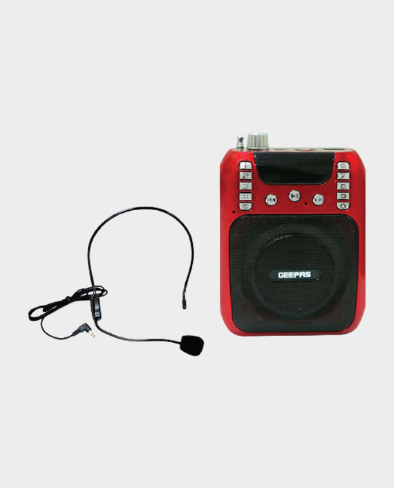 Buy Geepas GMP15013 Rechargeable Mini Speaker with Headset in Qatar ...