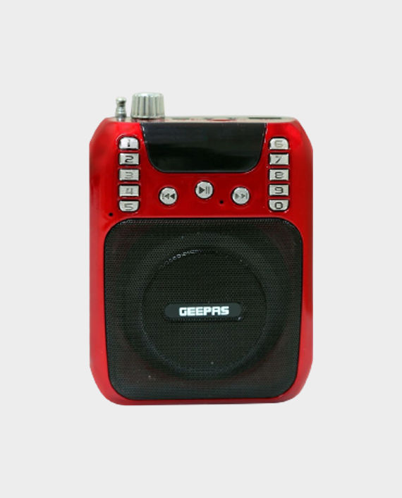 Buy Geepas GMP15013 Rechargeable Mini Speaker with Headset in Qatar ...