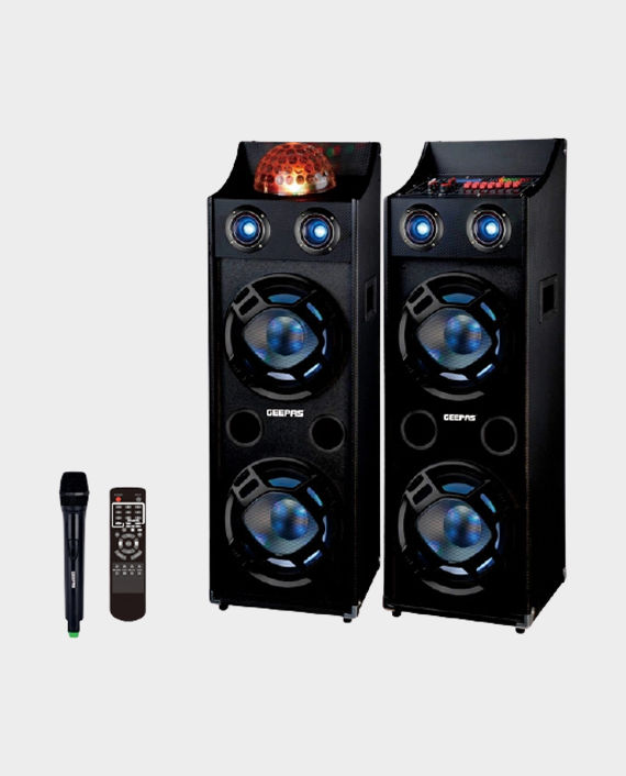 Buy Geepas GMS8429 2.0CH Karaoke Professional Speaker System in Qatar ...