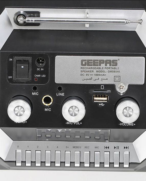 Buy Geepas GMS8546 Portable Rechargeable Speaker with Bluetooth in ...