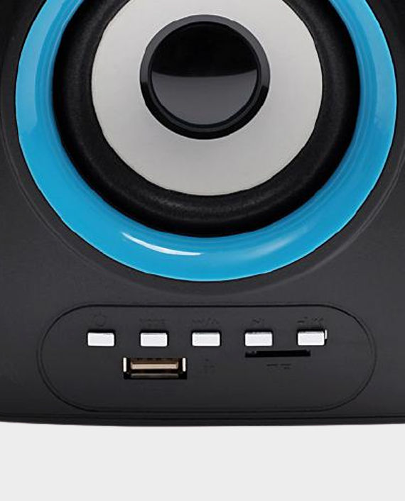 Buy Geepas GMS8803 2.1 Computer Speaker Black/Blue in Qatar ...