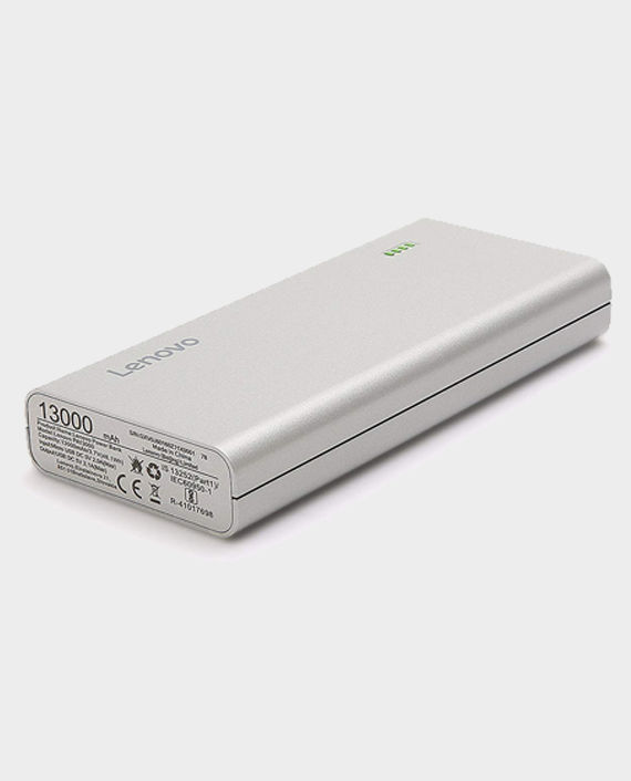 Buy Lenovo 13000mAh Power Bank PA13000 Silver in Qatar - AlaneesQatar.Qa