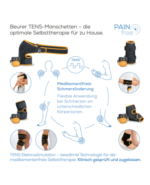 Buy Beurer EM 29 2-in-1 Knee and Elbow TENS in Qatar - AlaneesQatar.Qa