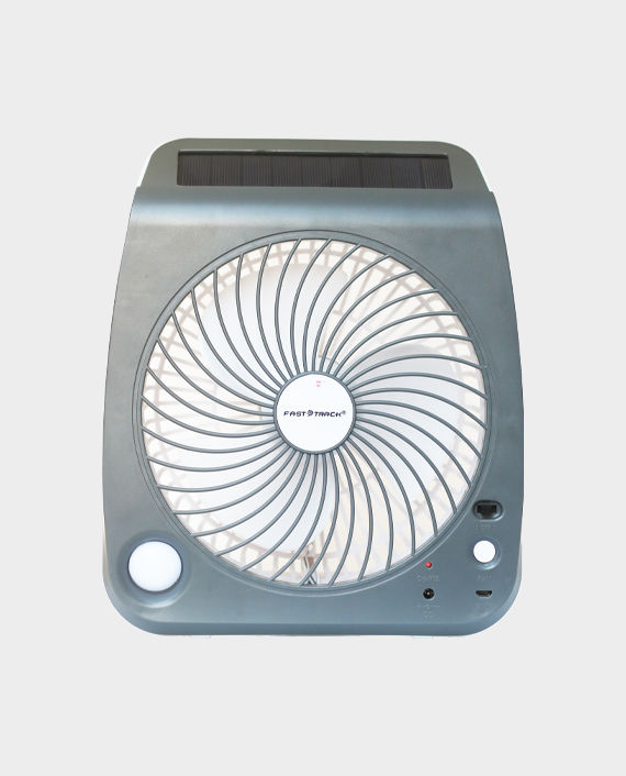 Buy Fast Track FT-999 Rechargeable Fan Grey in Qatar - AlaneesQatar.Qa