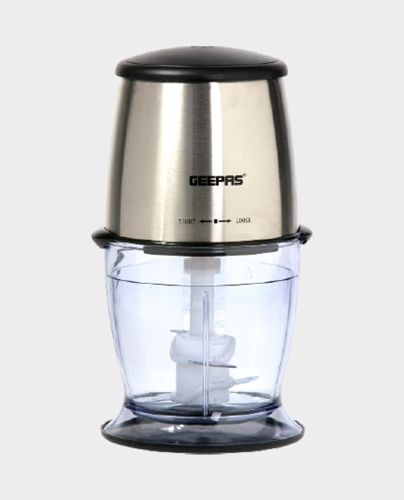 Buy Geepas GC9896 550ml Double Blade Stainless Steel Chopper in Qatar ...