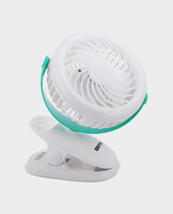 Buy Geepas GF21137 2in1 Rechargeable Clip Fan With LED Light in Qatar ...
