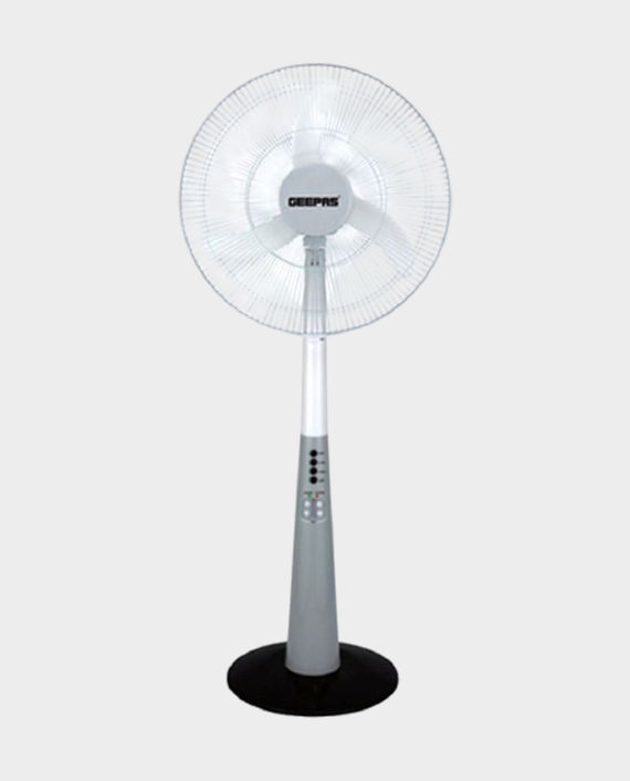Buy Geepas GF9385 Rechargeable Oscillating Fan With LED Lights in Qatar ...