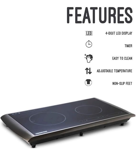 Buy Geepas GIC33012UK 2900W Induction Cooker in Qatar - AlaneesQatar.Qa