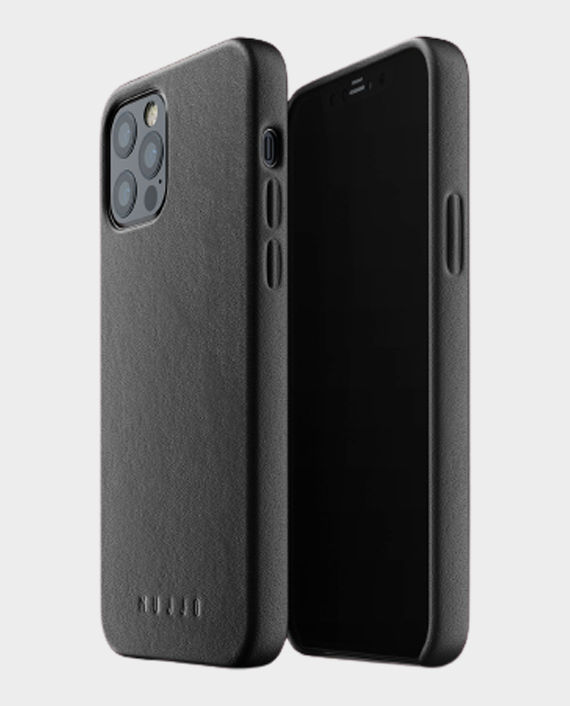 Buy Mujjo iPhone 12 & 12 Pro Full Leather Case Black in Qatar ...