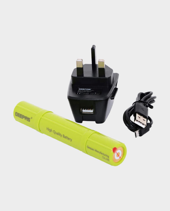 Buy Geepas GFL4662 Moon Walker Series Rechargeable LED Flashlight in Qatar - AlaneesQatar.Qa