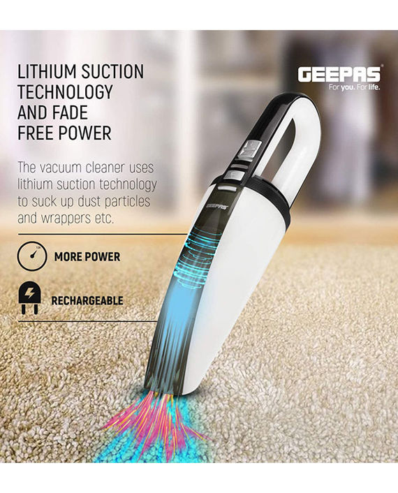 Buy Geepas GVC19015UK Rechargeable Vacuum Cleaner 75 Watts in Qatar ...