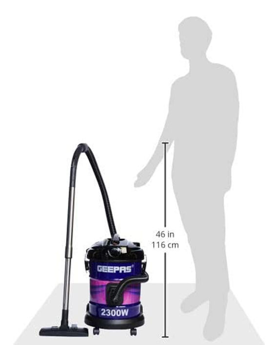 Buy Geepas GVC2588 2000W Dry Drum Vacuum Cleaner in Qatar - AlaneesQatar.Qa