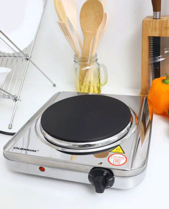 Buy Olsenmark OMHP2395 Single Burner Electric Hot Plate in Qatar ...