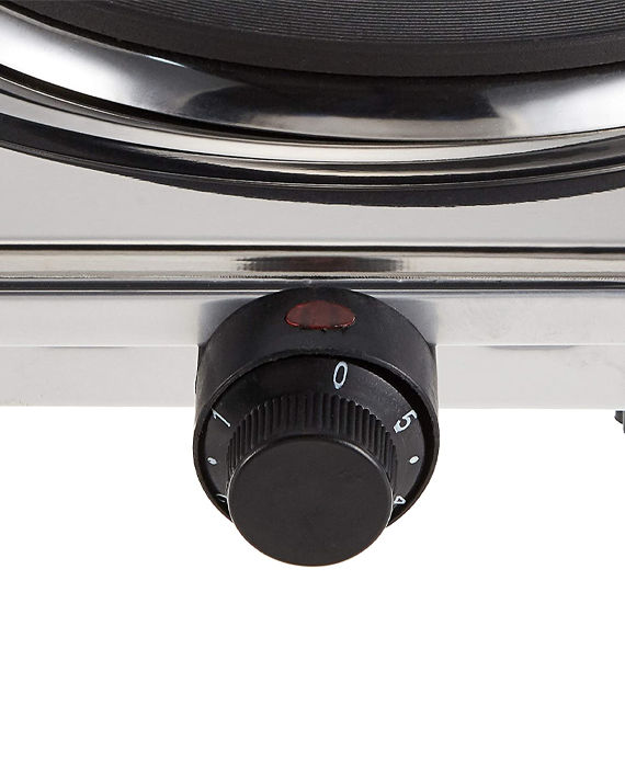 Buy Olsenmark OMHP2396 Stainless Steel Double Hot Plate in Qatar ...