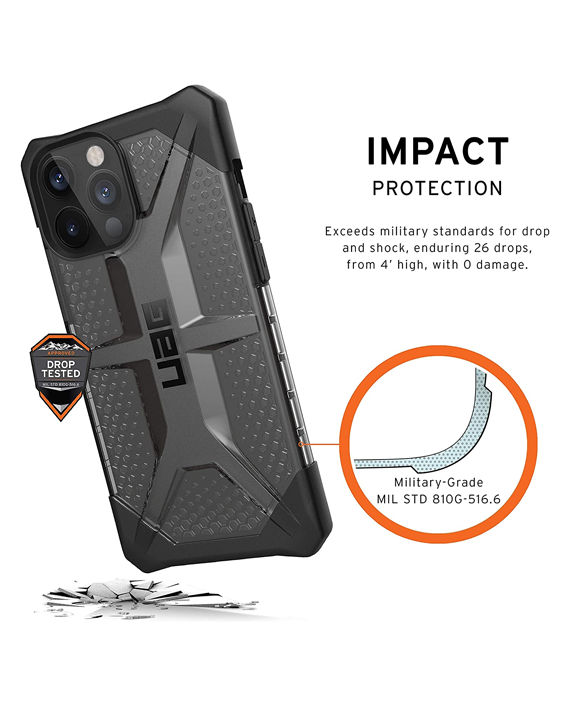 Buy UAG iPhone 12 Pro Max Plasma Series Rugged Protection Case Ice in ...