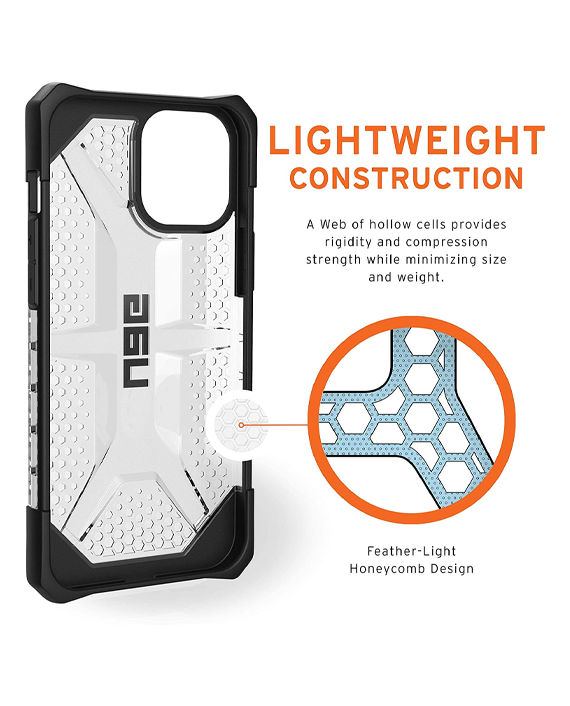 Buy UAG iPhone 12 Pro Max Plasma Series Rugged Protection Case Ice in ...
